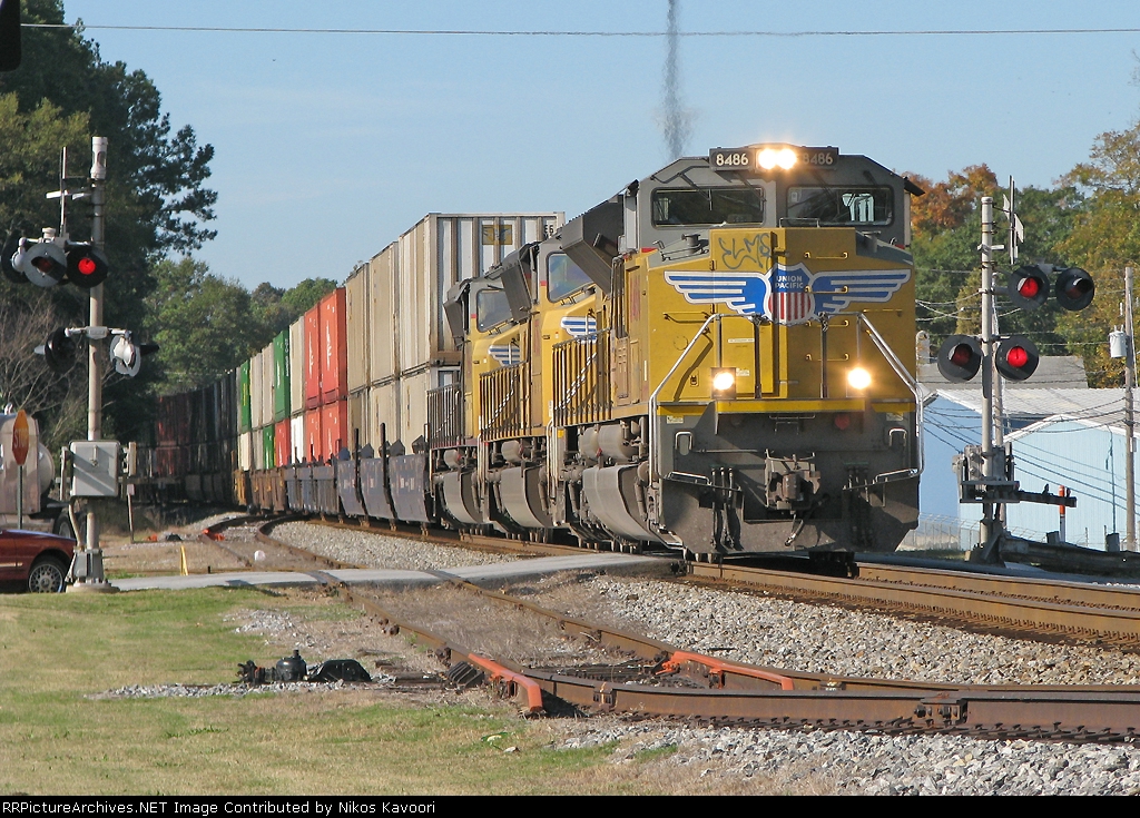 UP 8486 leads an all EMD 226